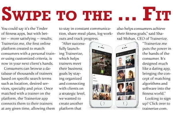 The Trainerize App is Featured in Fitness Trainer Magazine • Fitness ...