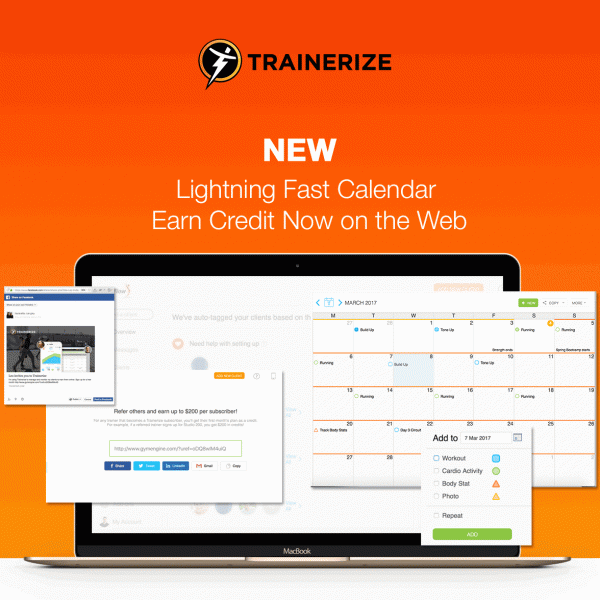 Trainerize Update: Lightning Fast Calendar and More Ways to Earn ...