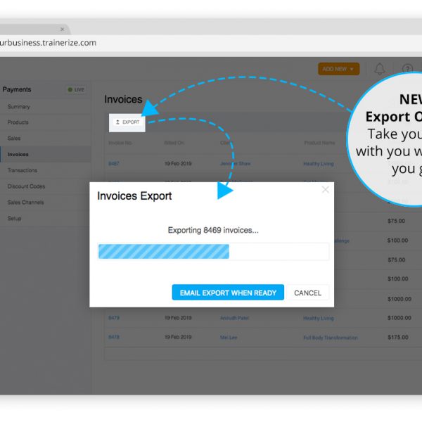 InvoicesExportScreen_Overlay_01 • Fitness Business Blog