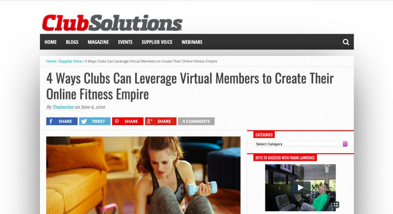 Featured in Club Solutions Magazine: 4 Ways Fitness Clubs Can Leverage ...