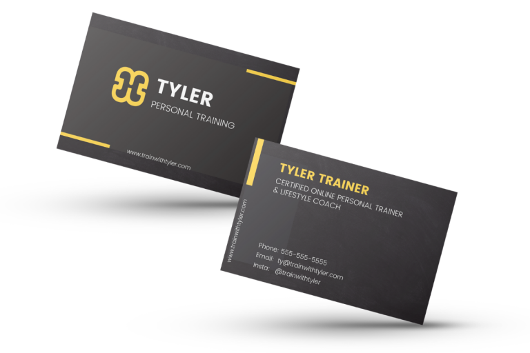 5 Steps to Making the Perfect Personal Trainer Business Cards • Fitness ...