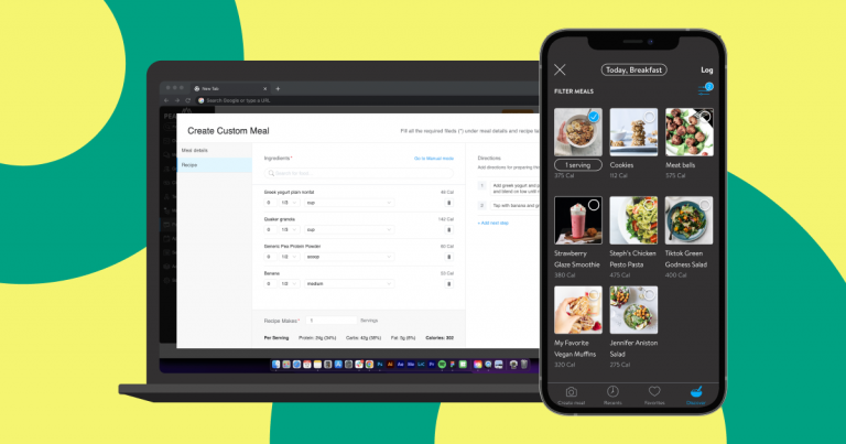 TRAINERIZE UPDATE | Add your own custom meals and foods
