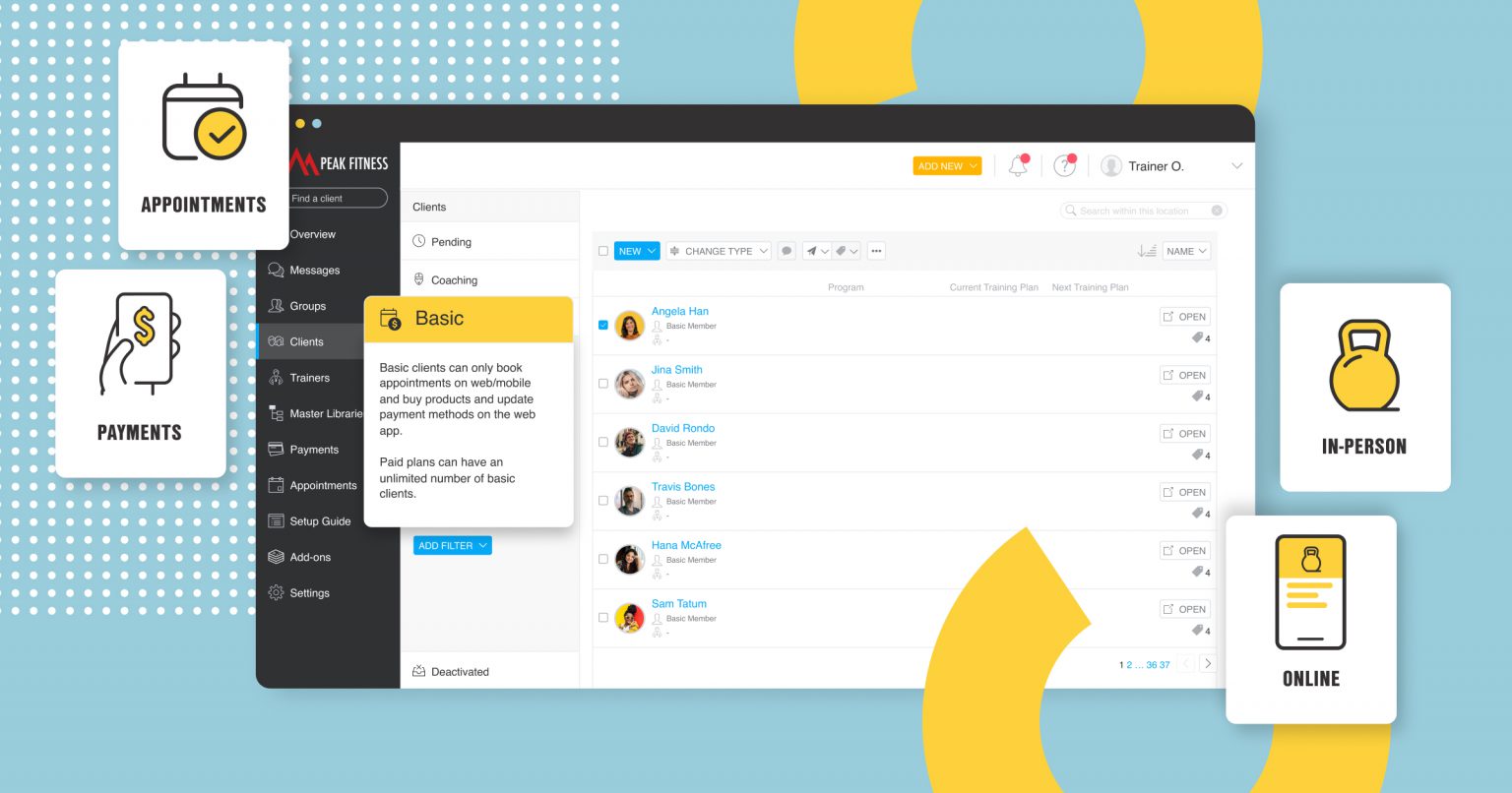 TRAINERIZE UPDATE | Bring all your in-person clients into Trainerize ...