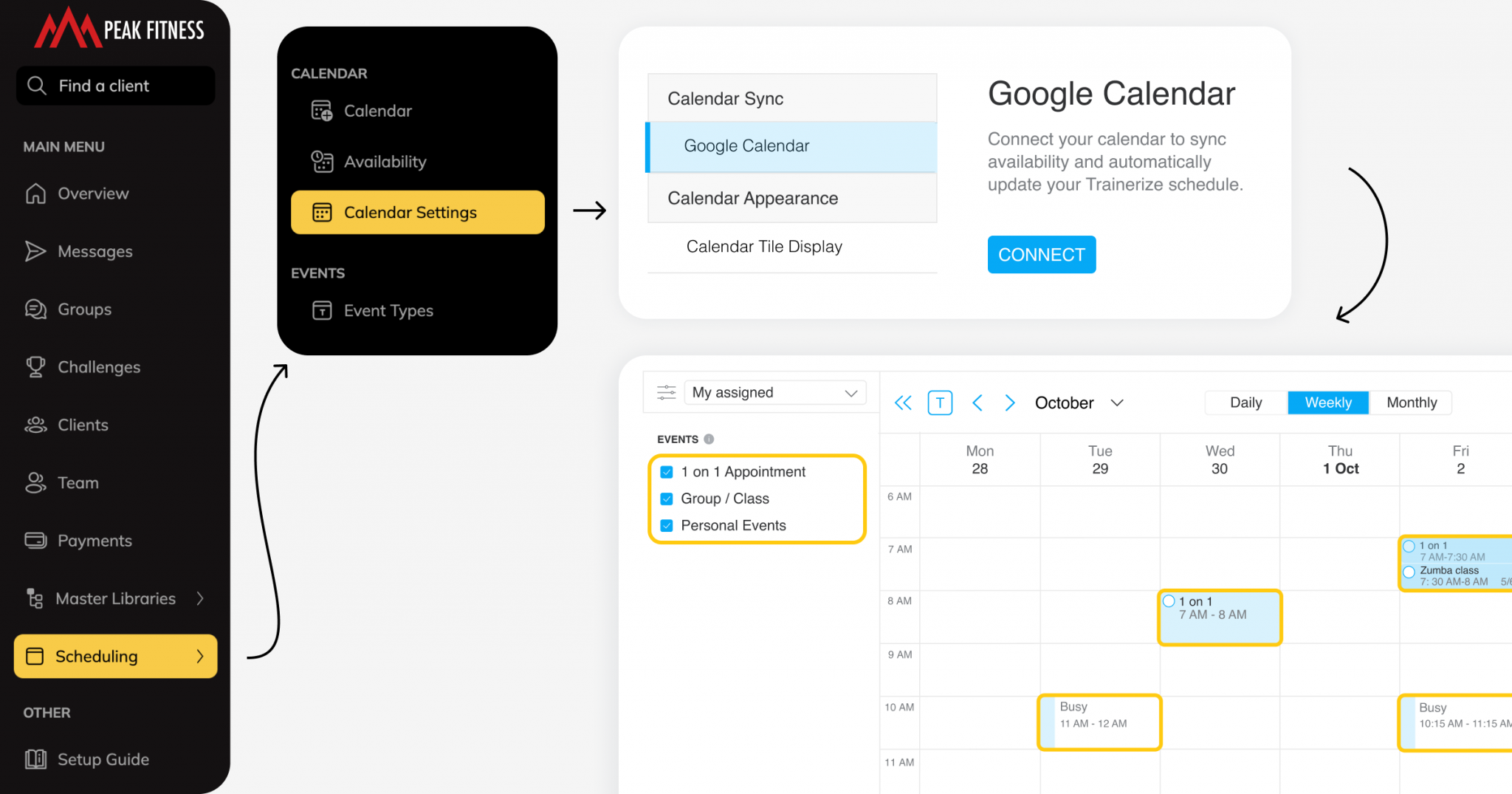 TRAINERIZE UPDATE | Introducing Google Calendar Sync