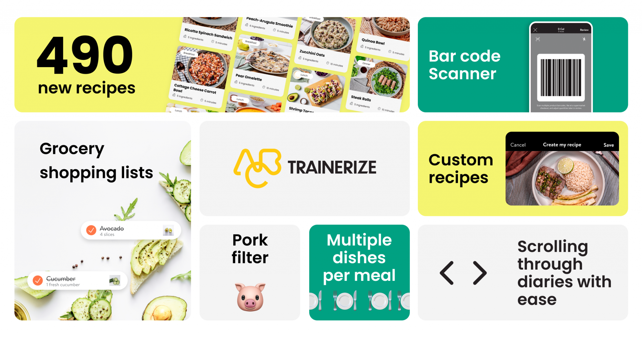 TRAINERIZE UPDATE | Year-End Nutrition Product Updates